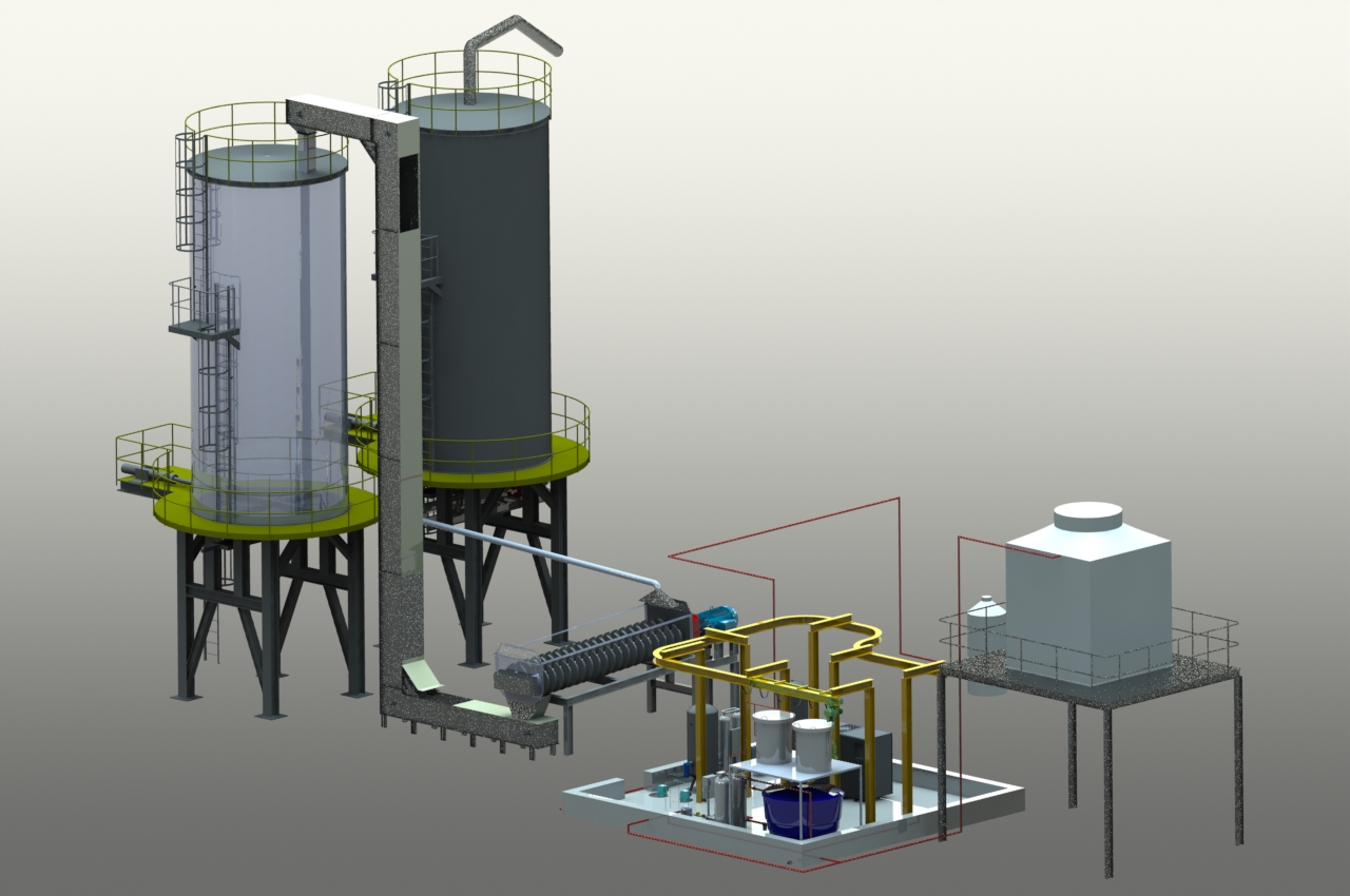 Sistema de Secagem Térmica de Lodo :: JMS Equip. Industriais